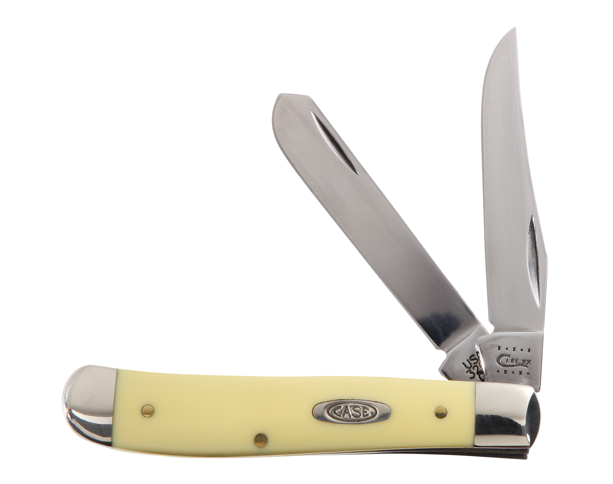 Case Yellow Handle Mini Trapper Pocket Knife | Mack's Prairie Wings
